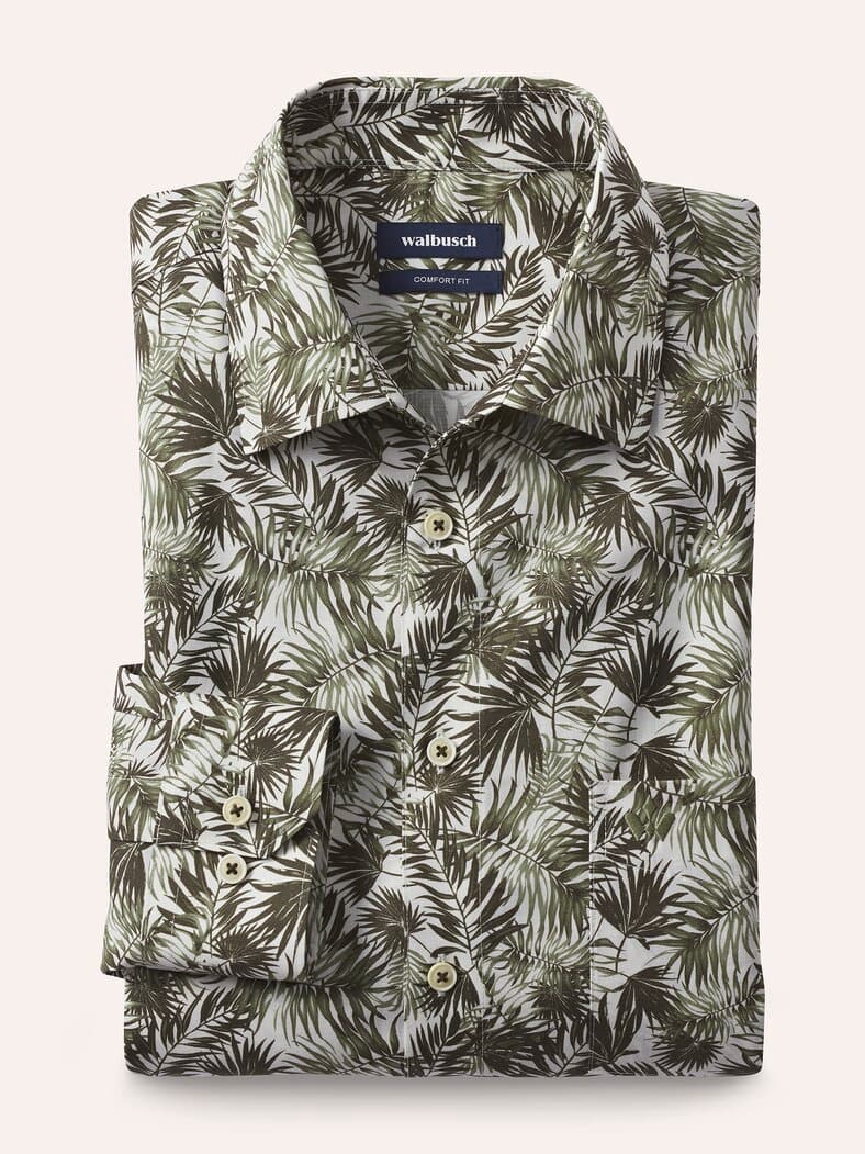 Extraglatt-Hemd Tropical bei Walbusch entdecken